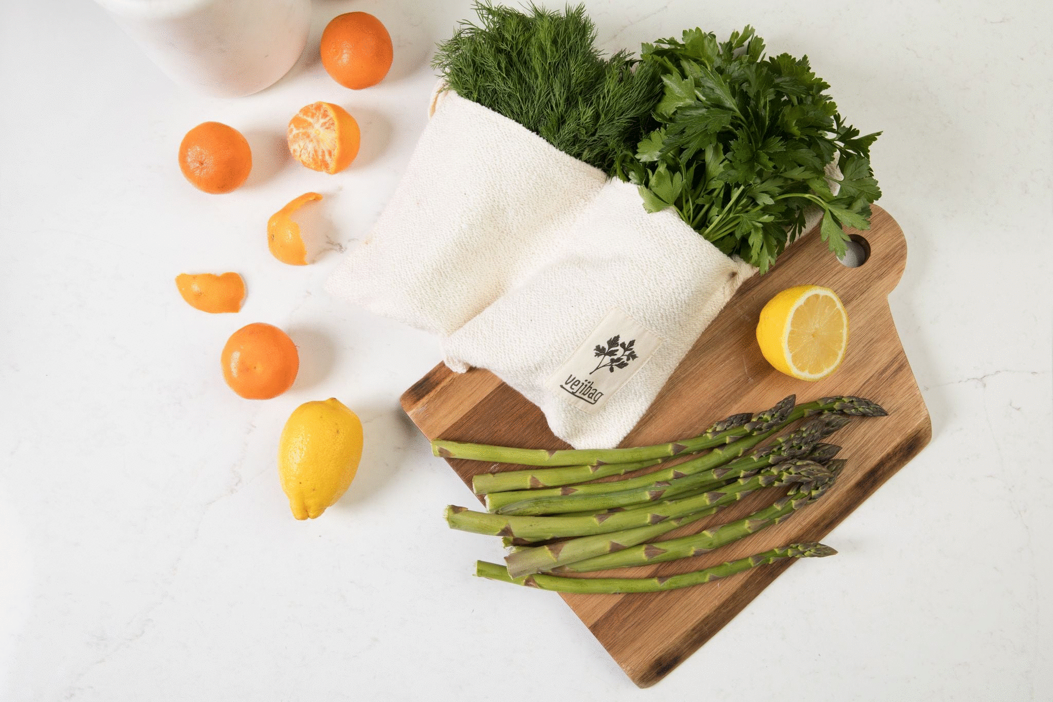 Shop Vejibag | 100% Organic Cotton Produce Saver Bag