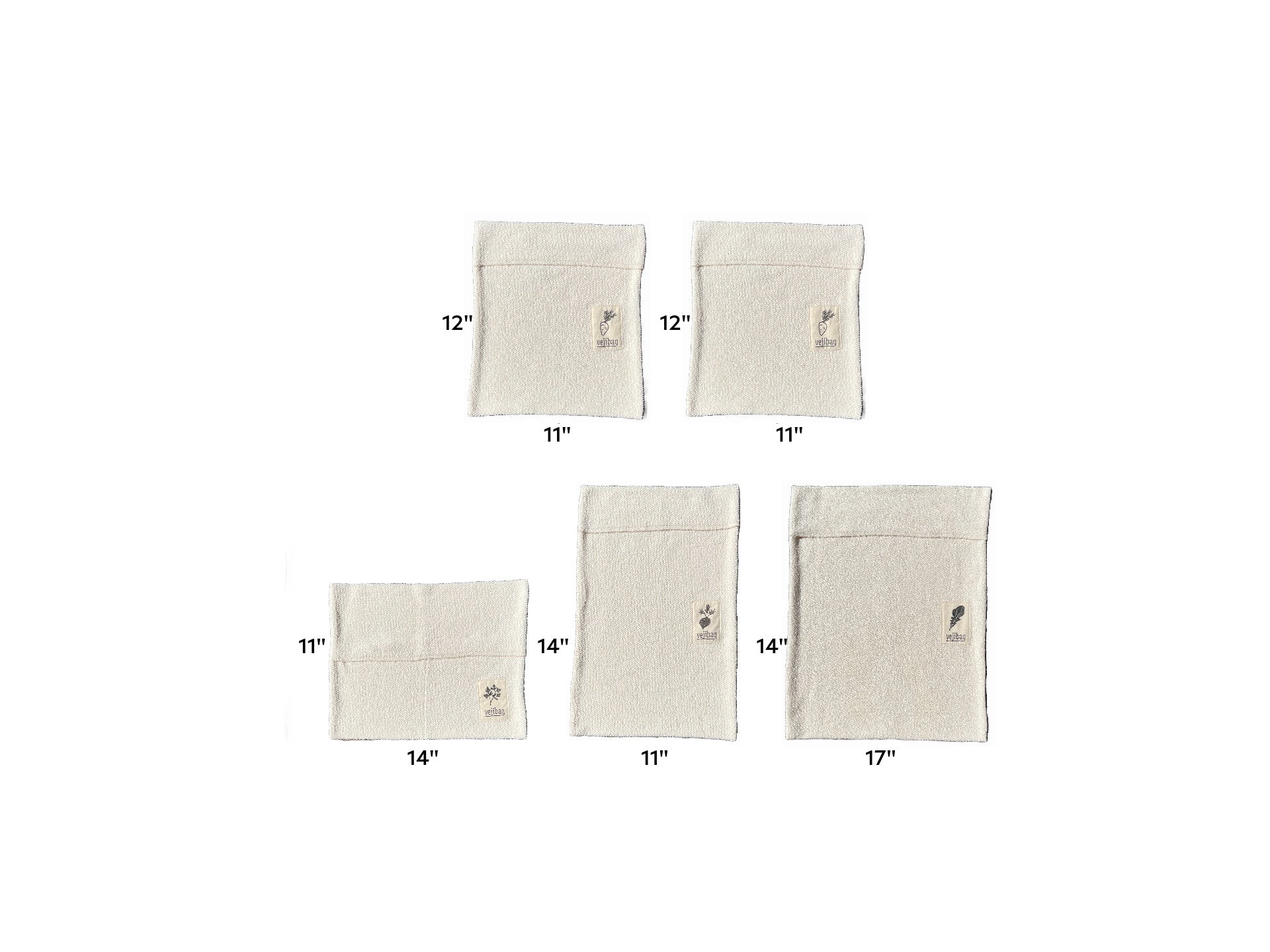 Starter Kit | 100% Cotton Plastic-Free Vegetable Storage Bags – Vejibag