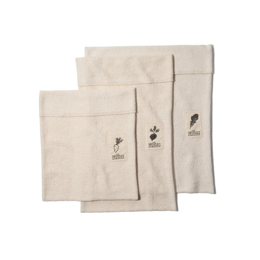 Variety Pack Vejibag | 100% Cotton Plastic-Free Produce Saver Bags